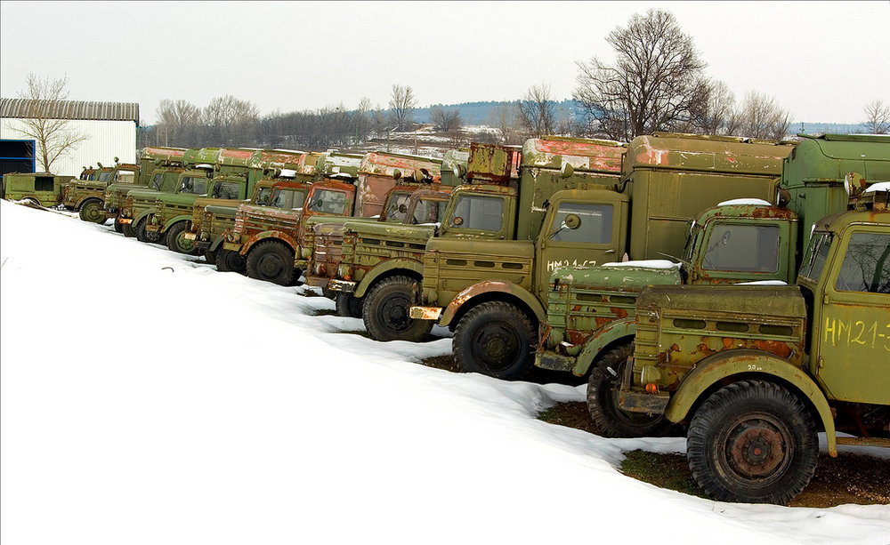 Old Csepel trucks by aGinger - Pentax User