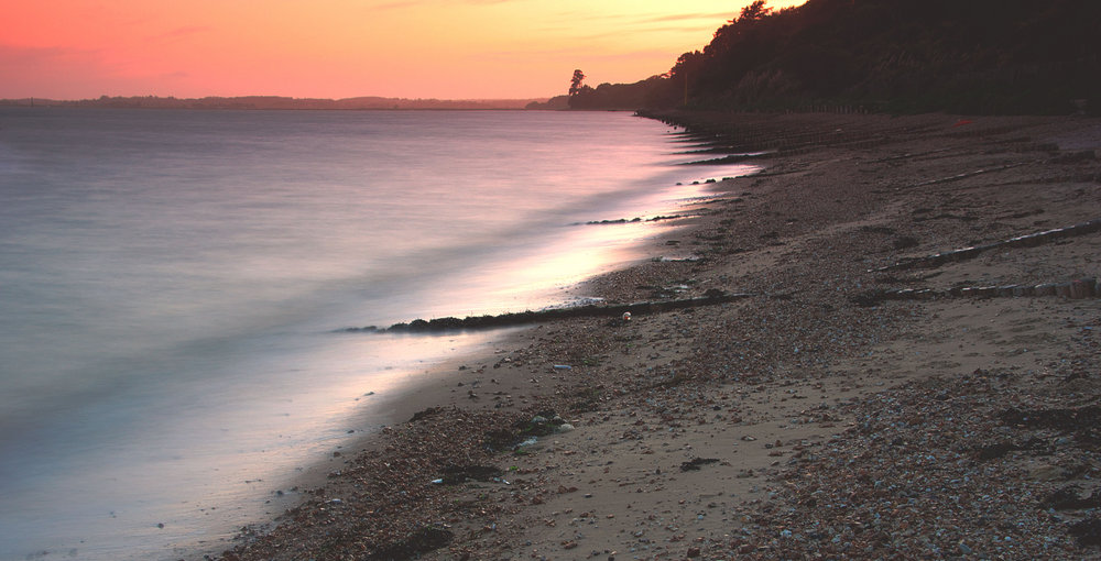Shoreline sunset by MeanMachine - Pentax User