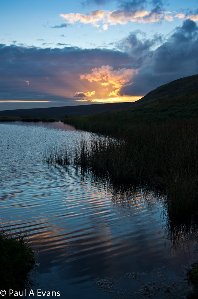 Sunset reflections in Mermaids Pool, Kinder Scout by PaulEvans - Pentax ...
