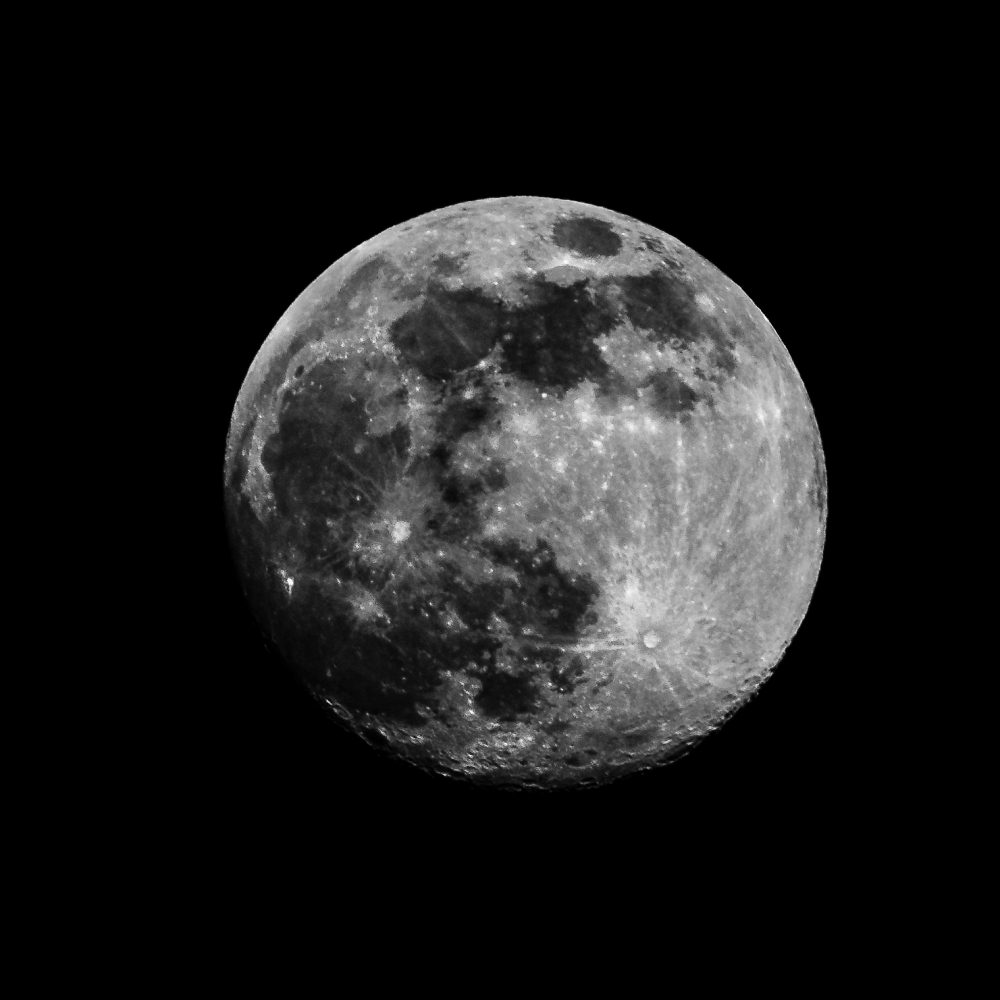 Nearly full moon