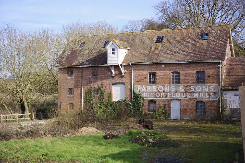 Old flour mill, Throop by tuliptree - Pentax User