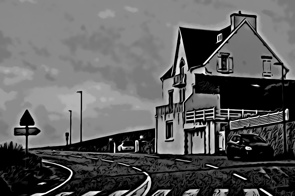 Sort of Hopper - pencil cartoon version by Grodgeman - Pentax User