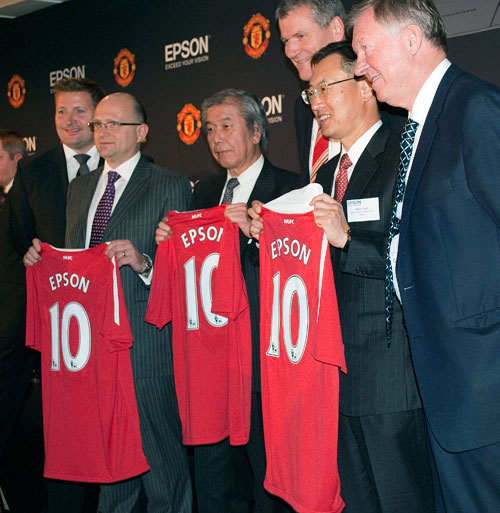 Epson Global Sponsorship Deal With Manchester United