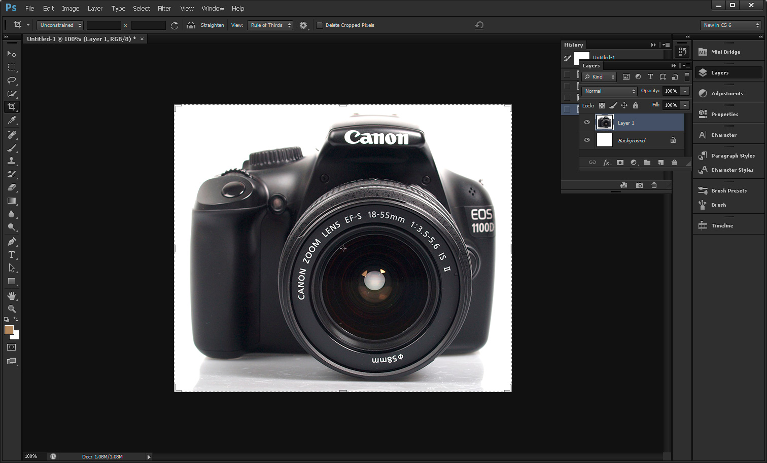 Adobe Photoshop CS6 Product Overview